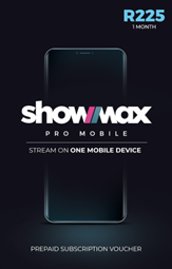 Unlocked.me | Showmax Pro Mobile Voucher 1Month R225 D